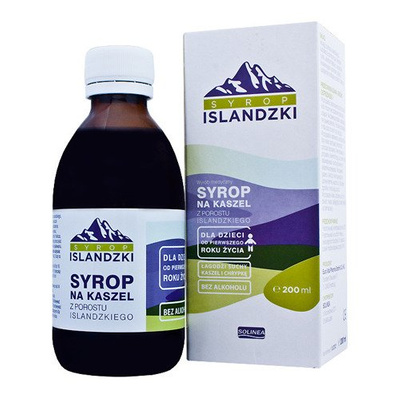 Syrop Islandzki na kaszel 200ml - AptekaDziecka.pl