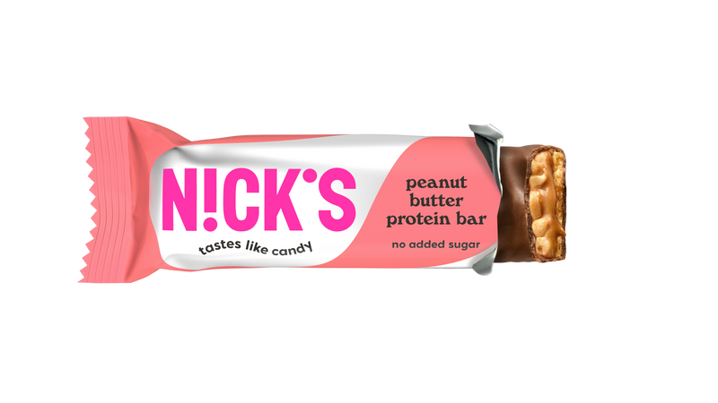 NICK'S baton proteinowy w czekoladzie mlecznej z masłem orzechowym bez ...