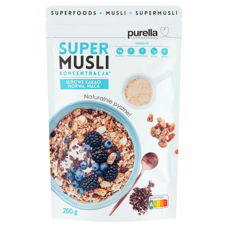 Purella Superfoods Supermusli koncentracja 200g - AptekaDziecka.pl