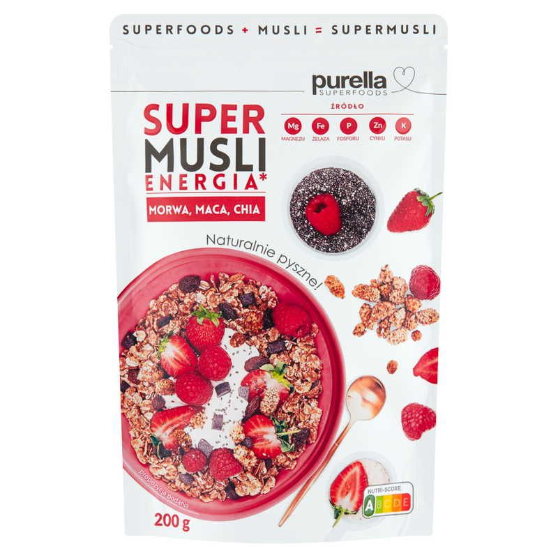 Purella Superfoods Supermusli energia 200g - AptekaDziecka.pl