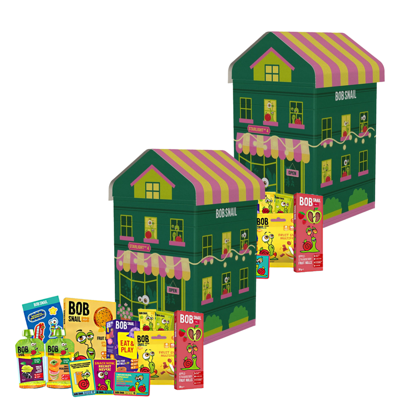 Bob Snail domek ze zdrowymi przekąskami i zabawką KOLOR LOSOWY 2 sztuki ...