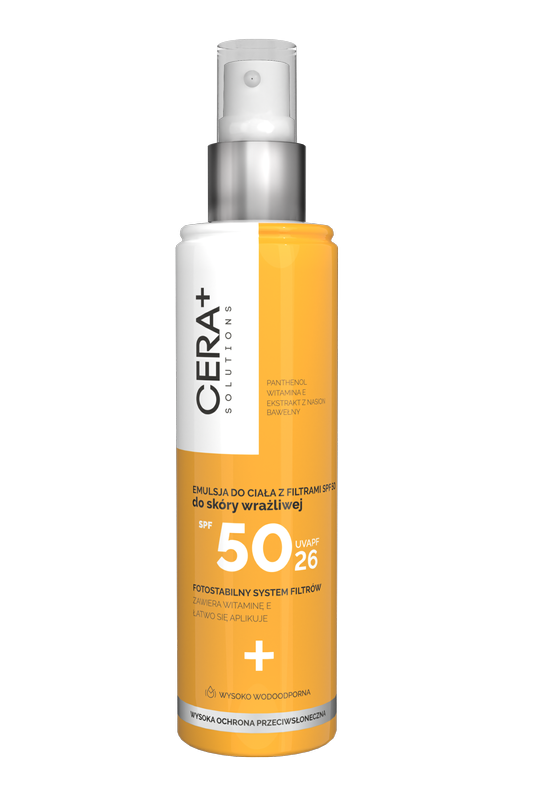 CERA PLUS Solutions, emulsja do ciała z filtrami SPF 50 do skóry ...
