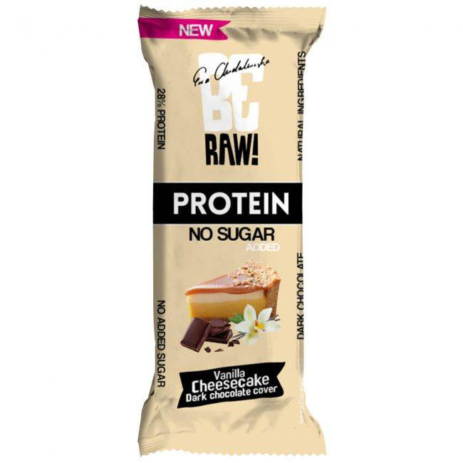 Be Raw! Baton proteinowy 28% sernik waniliowy 40 g - AptekaDziecka.pl
