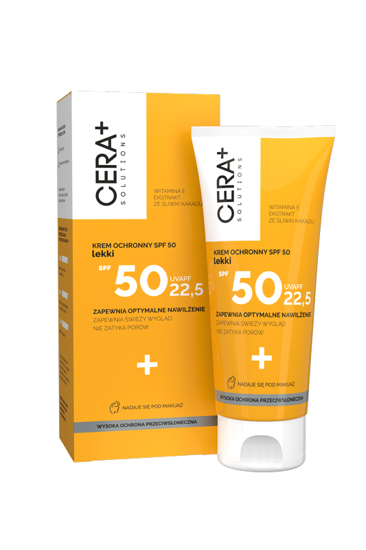 CERA PLUS Solutions krem ochronny SPF50+ lekki 50ml - AptekaDziecka.pl