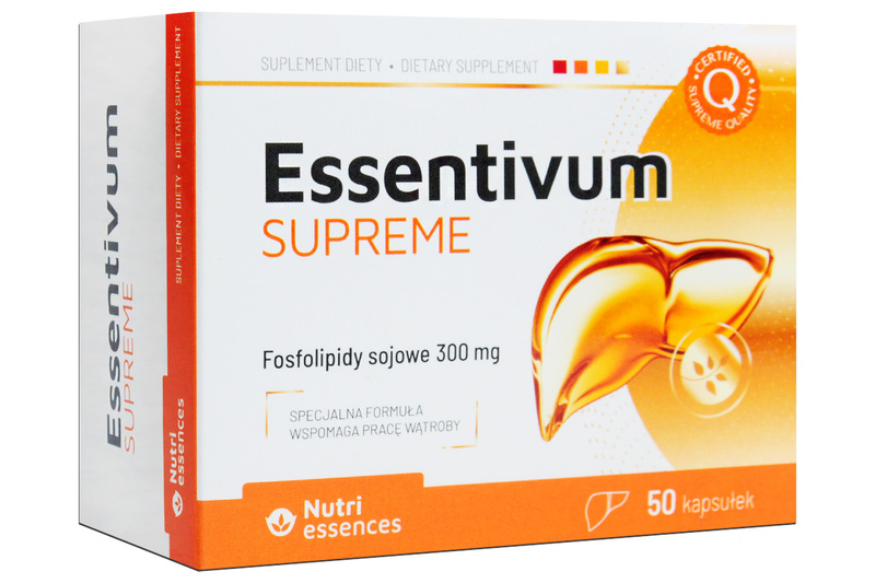 SUPREME Essentivum wątroba metabolizm tłuszczów 50 kapsułek ...