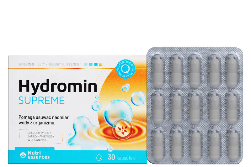 SUPREME Hydromin usuwanie wody z organizmu 30 kapsułek - AptekaDziecka.pl